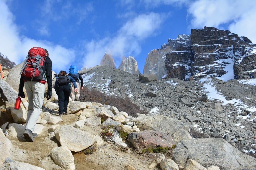 Trekking to Base Torres - EcoCamp Patagonia